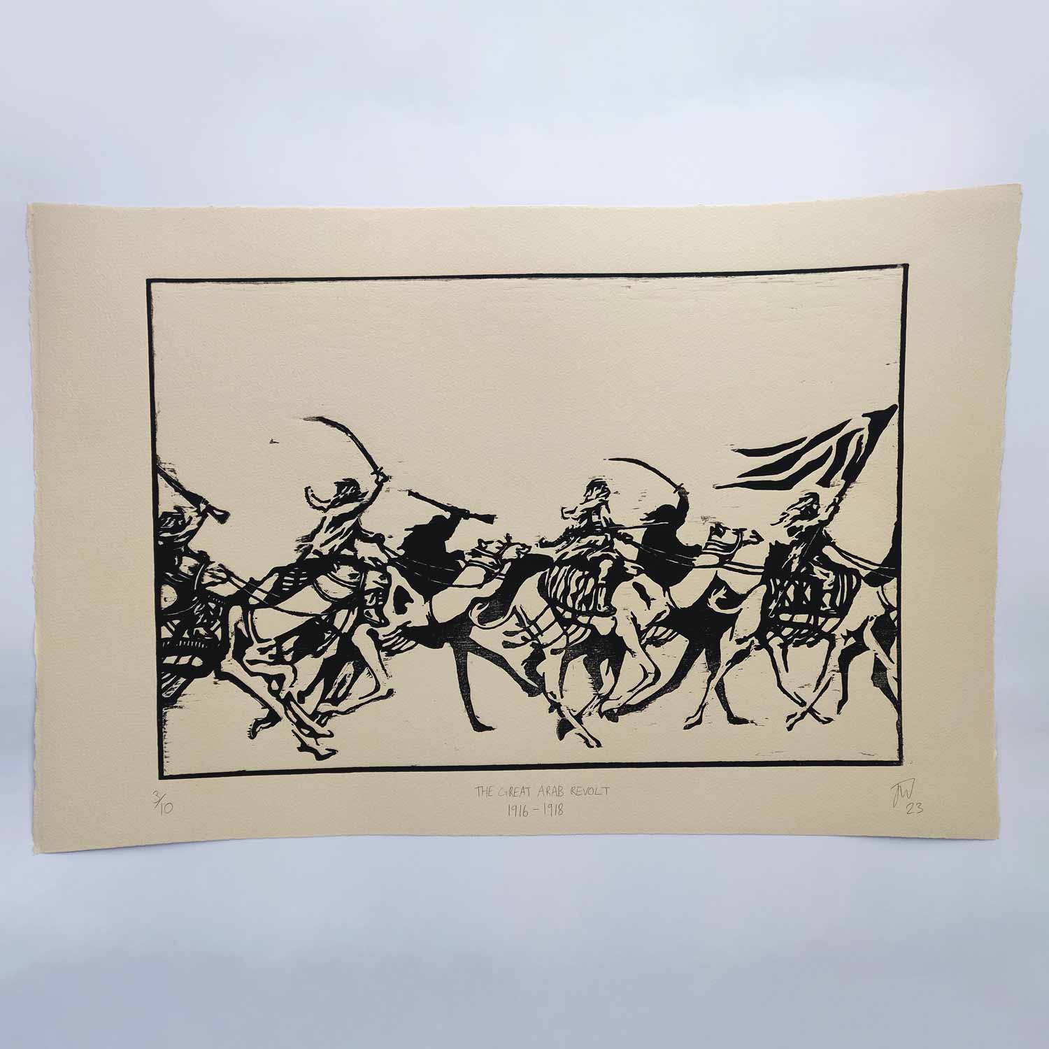 The Great Arab Revolt (1916-1918) - woodcut print – Zealous Alchemy